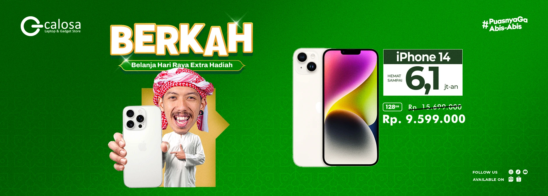 Calosa Laptop & Gadget Store Terlengkap Termurah Terbesar