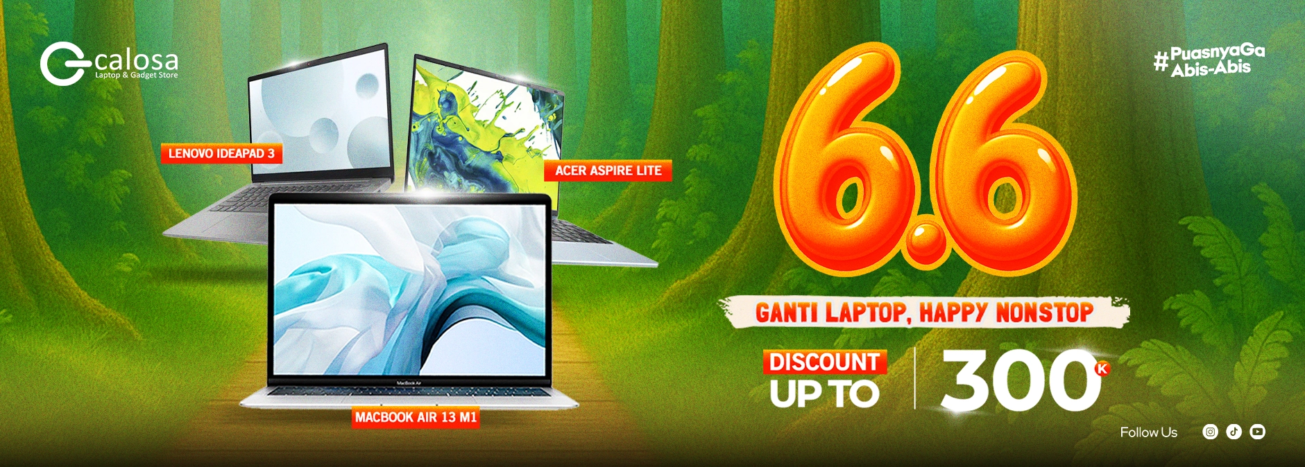 Calosa Laptop & Gadget Store Terlengkap Termurah Terbesar