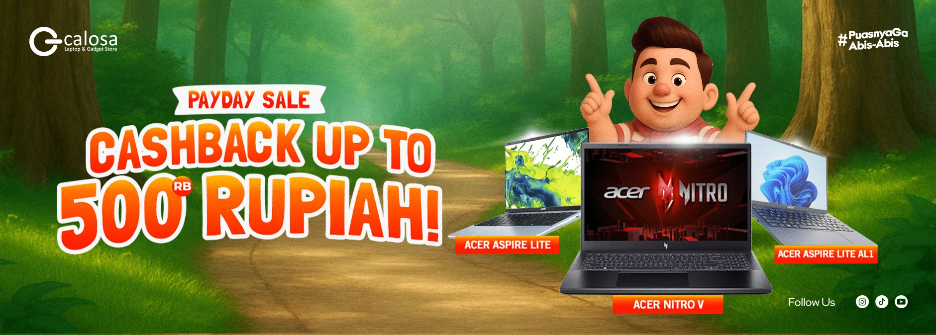 Calosa Laptop & Gadget Store Terlengkap Termurah Terbesar