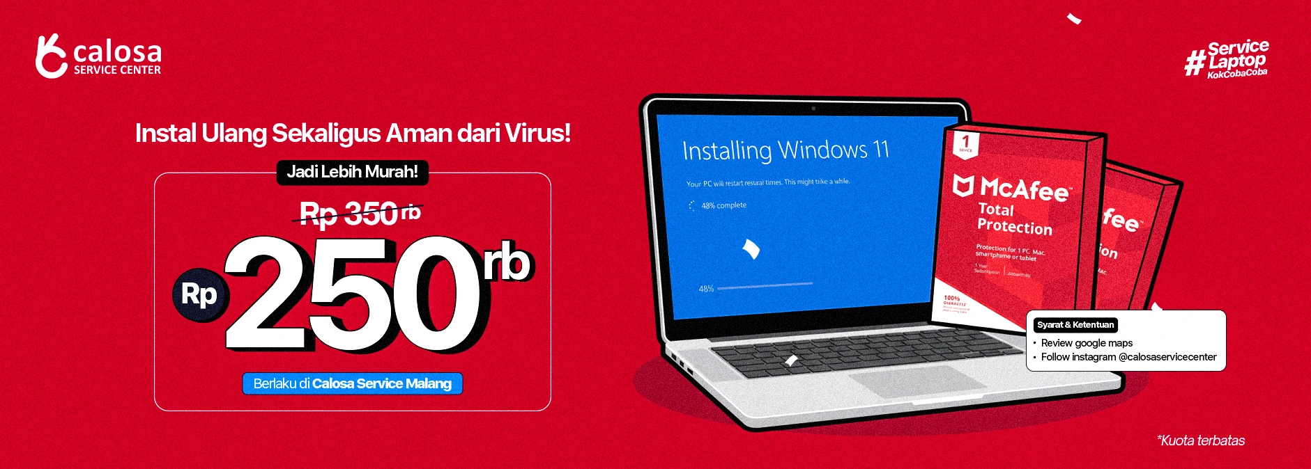 Calosa Laptop & Gadget Store Terlengkap Termurah Terbesar