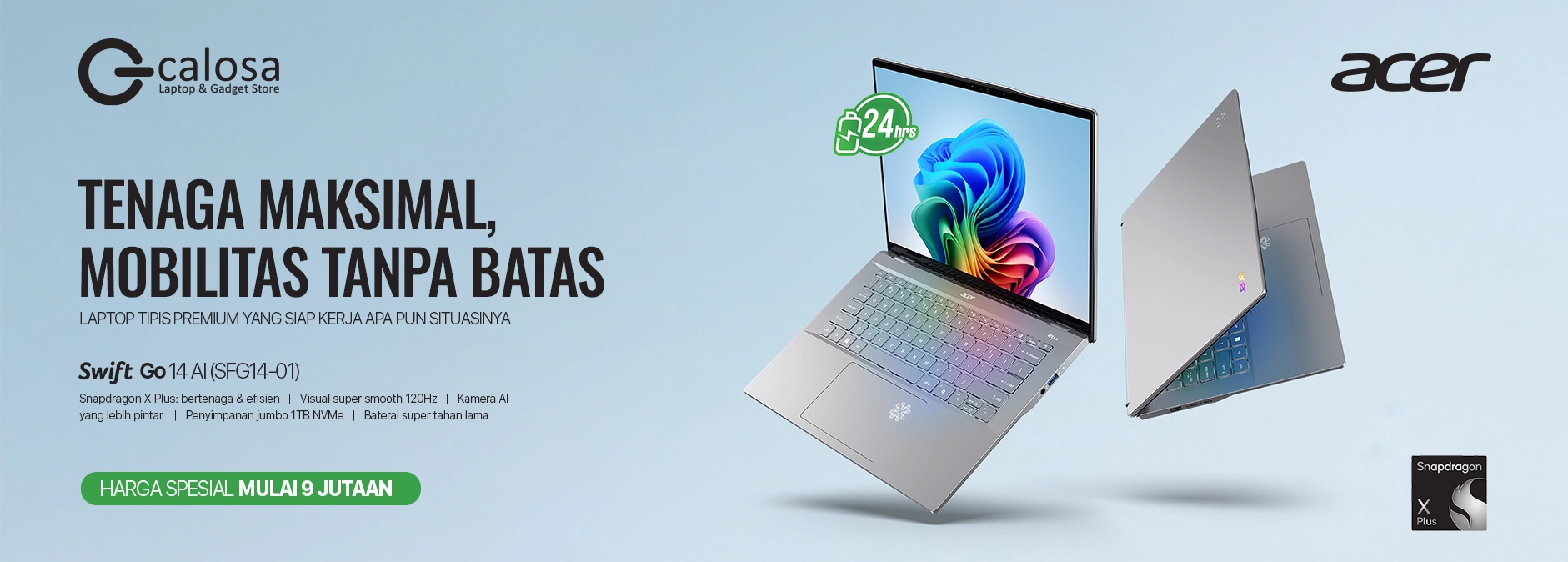 Calosa Laptop & Gadget Store Terlengkap Termurah Terbesar